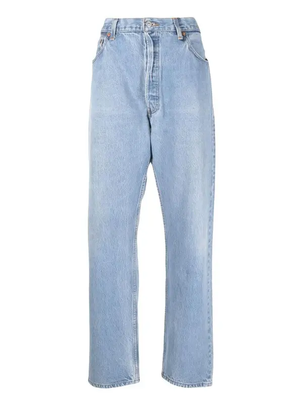 RE/DONE 90's Straight-leg Jeans - Blue