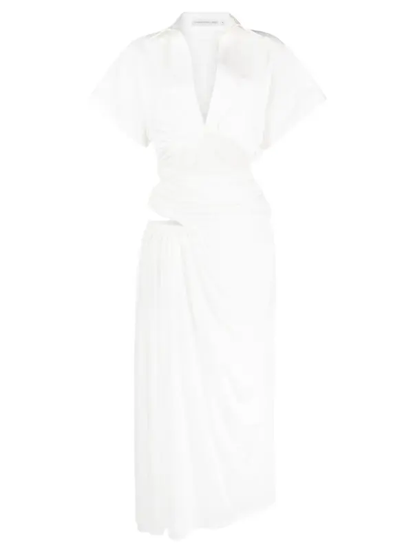 Christopher Esber Comosum Clash Shirtdress - White