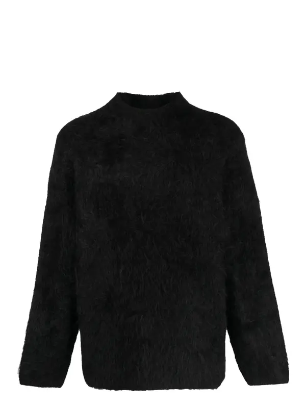 Séfr Harubla Brushed-effect Jumper - Black