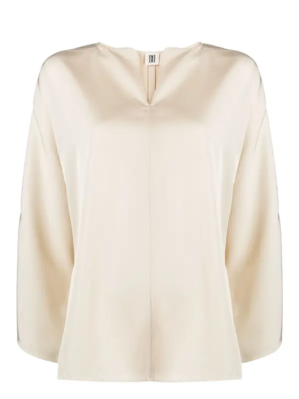 BY MALENE BIRGER V-neck Blouse - Neutrals