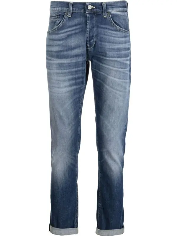 DONDUP Low-rise Straight-leg Jeans - Blue