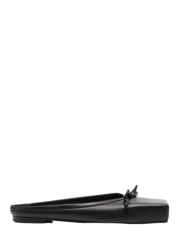 Jacquemus Les Ballets Square-toe Mules - Black