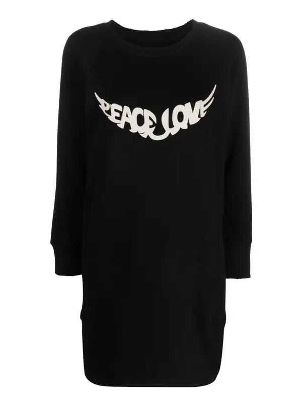 Zadig&Voltaire Diaz Peace & Love T-shirt - Black