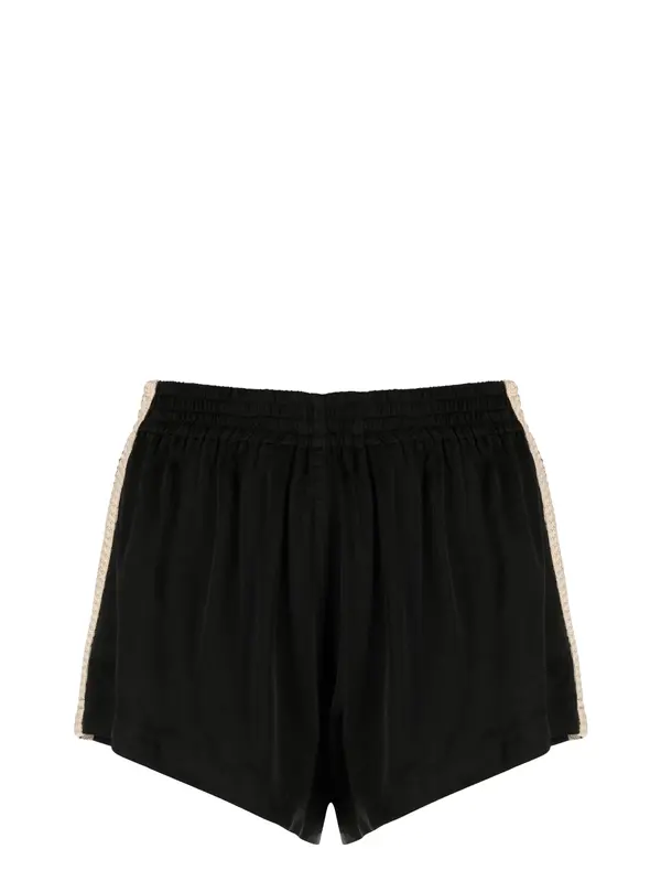 Palm Angels Side-stripe Track Shorts - Black