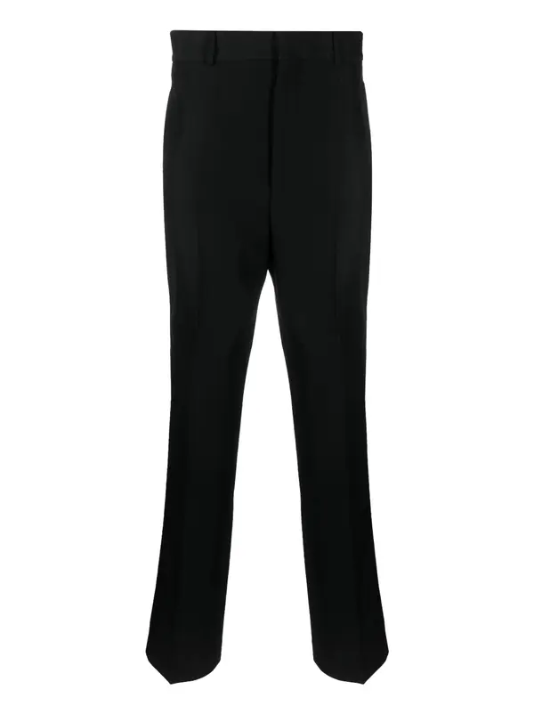 Palm Angels Stripe Detail Tailored Trousers - Black