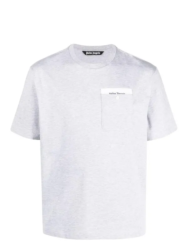 Palm Angels Sartorial Tape Crew Neck T-shirt - Grey