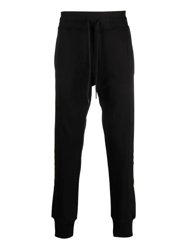 Versace Chain-print Track Pants - Black