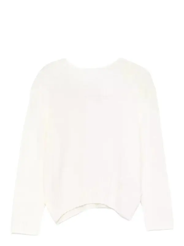 Loulou De Saison Mora Cashmere Jumper - White