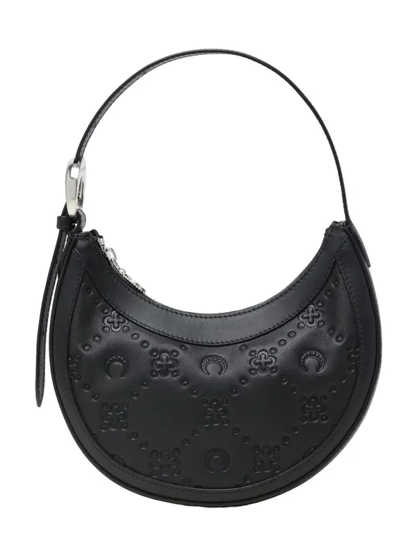 MARINE SERRE Moon Diamant Eclips Shoulder Bag - Black