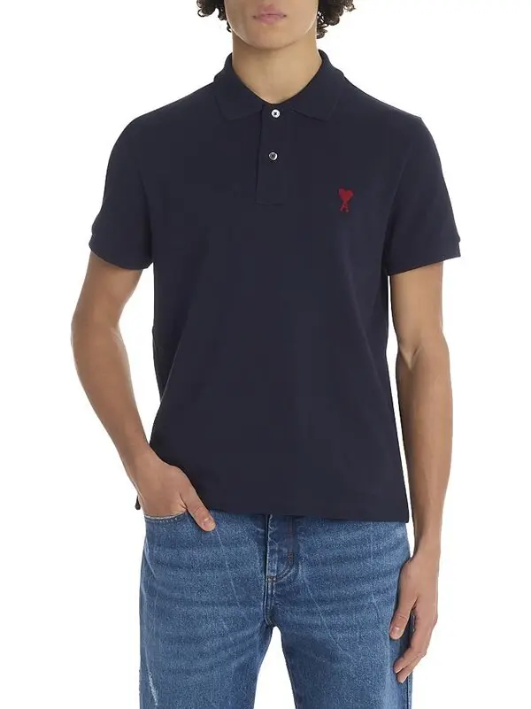 Ami De Coeur Polo Shirt - Night Blue