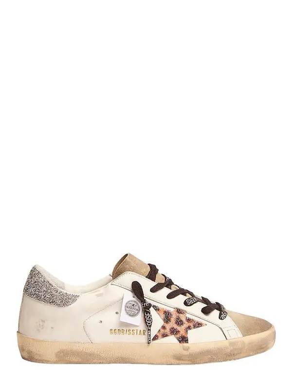 GOLDEN GOOSE Hi Star Low Top Sneakers - White Multi
