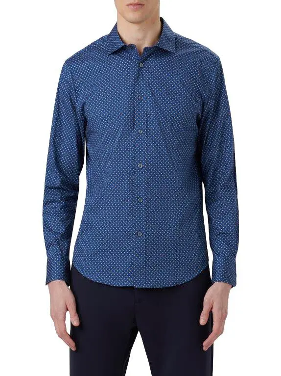 Bugatchi Axel Button-up Shirt - French Blue