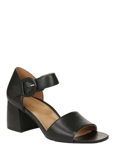 Vionic Chardonnay Block Heel Sandal - Black