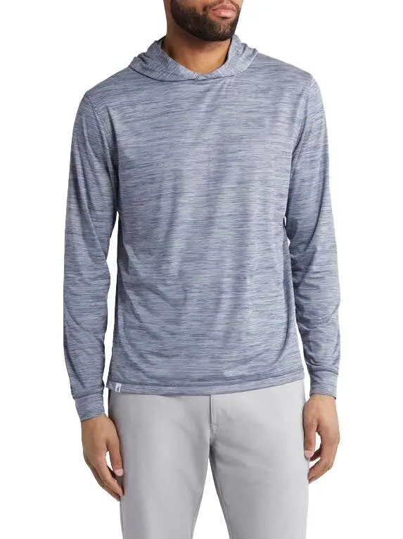Johnnie-o Talon Prep-formance Long Sleeve Hooded T-shirt - Navy