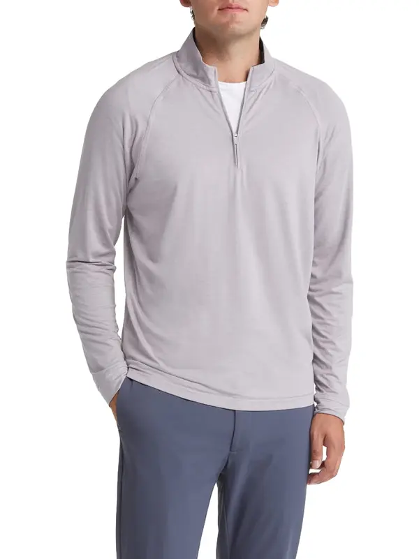 Johnnie-o Freeborne Prep-formance Quarter Zip Pullover - Seal