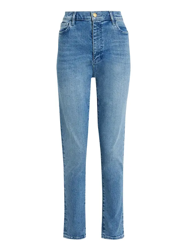 TRIARCHY High-rise Skinny Jeans - Mid Denim