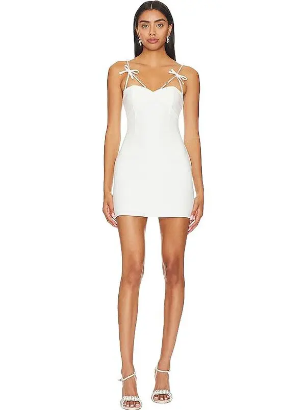 MORE TO COME Hilda Mini Dress - Ivory