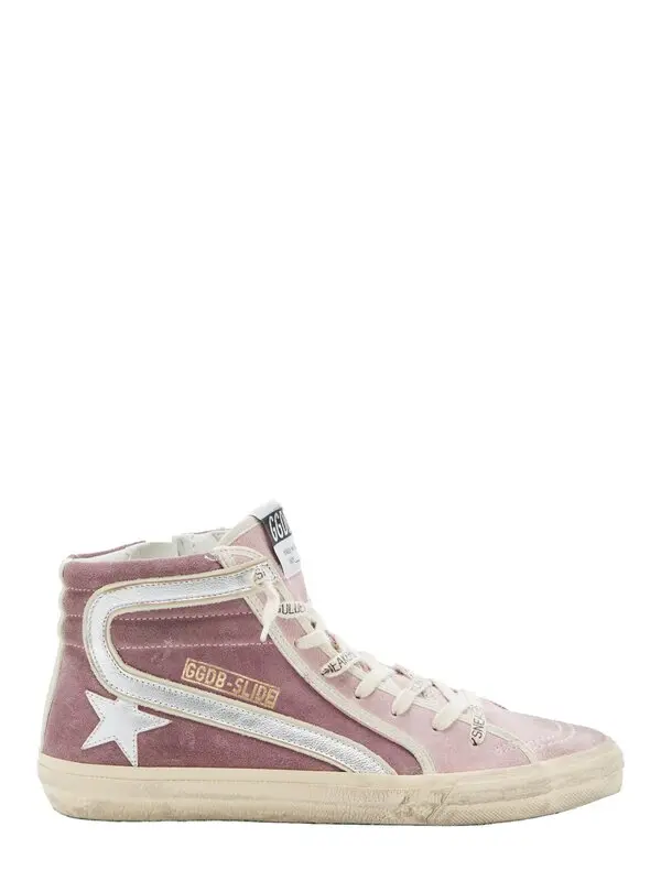 GOLDEN GOOSE Slide High-top Sneakers - Pink