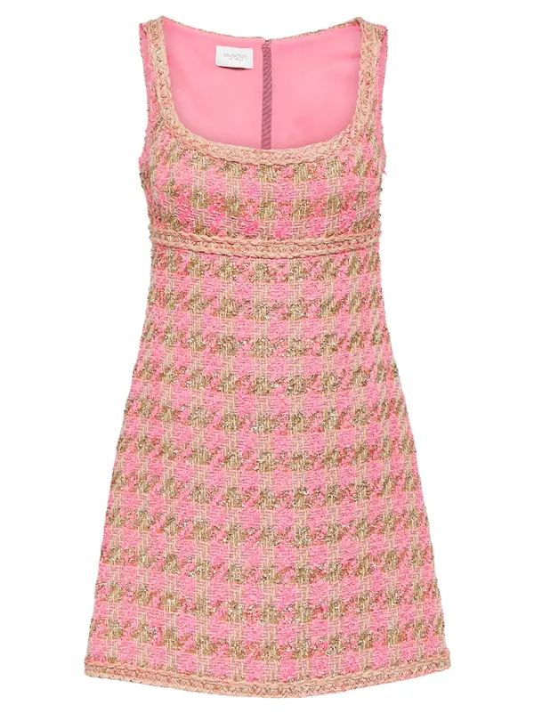Giambattista Valli Tweed Minidress - Pink