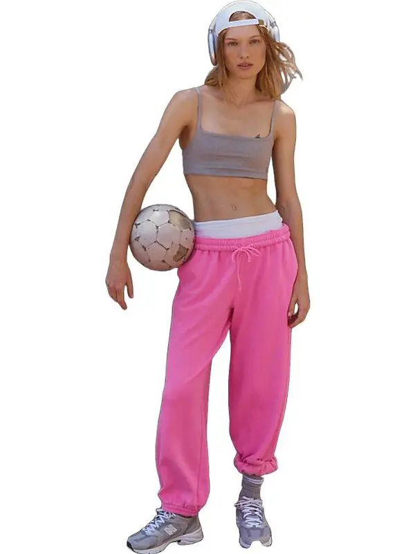 Free People All Star Pants - Fuchsia Flirt