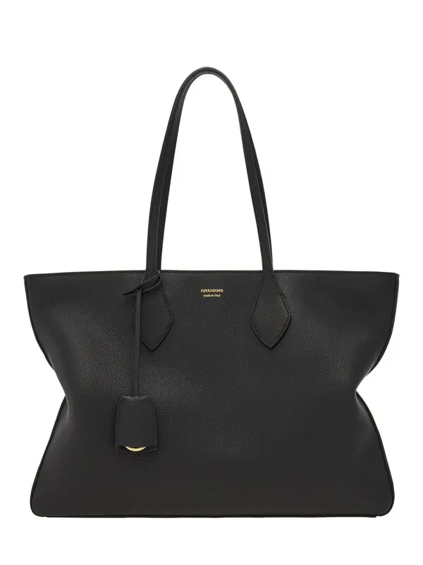 FERRAGAMO Star-shaped Tote Bag - Black
