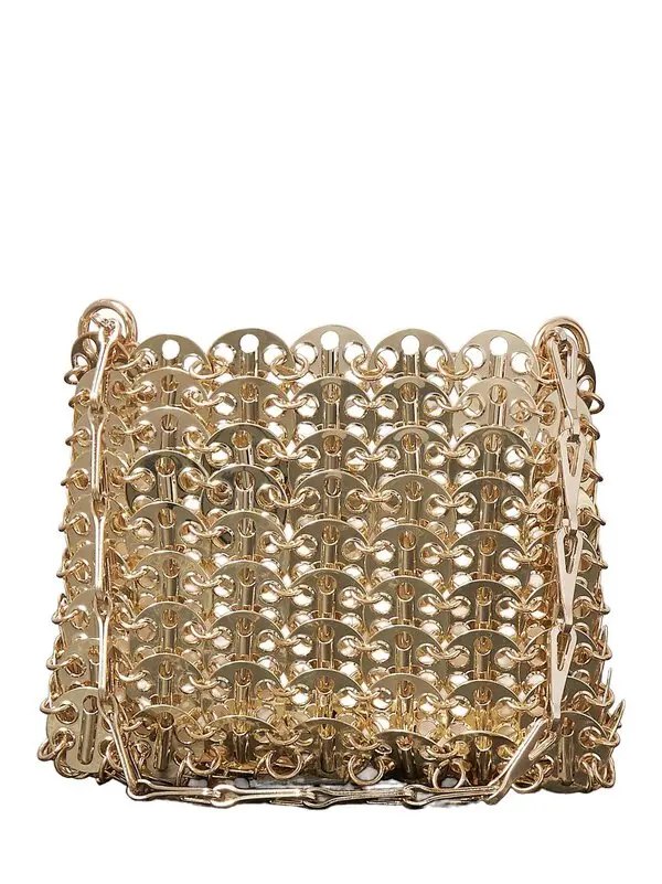 Rabanne 1969 Nano Chainmail Shoulder Bag - Gold