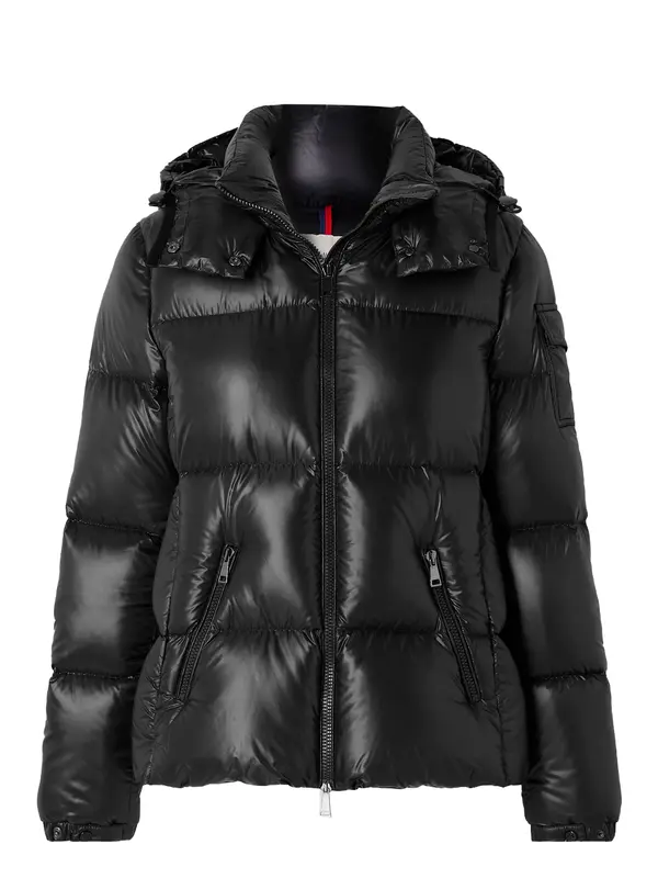 Moncler Fourmine Hooded Down Jacket - Black
