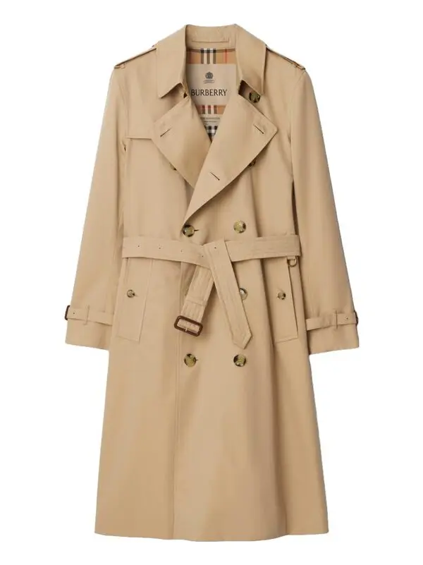 Burberry The Kensington Heritage Trench Coat - Honey Beige