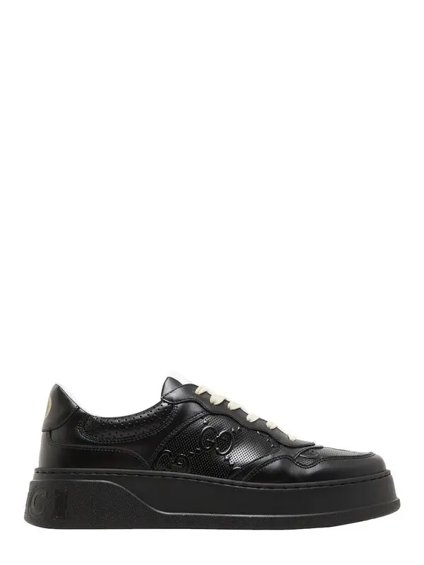 Gucci Gg Embossed Sneaker - Black