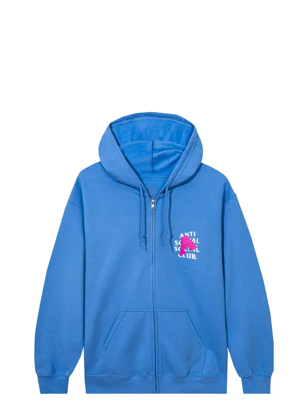 ANTI SOCIAL SOCIAL CLUB A Is For Zip Hoodie - Blue