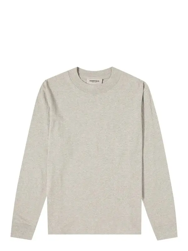 Fear Of God Long-sleeve Tee 'heather Oatmeal - Grey