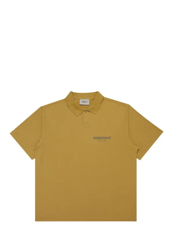 Fear Of God Short-sleeve Polo 'amber - Yellow