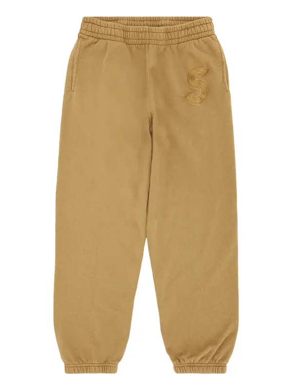 Supreme Overdyed S Logo Sweatpant - Tan