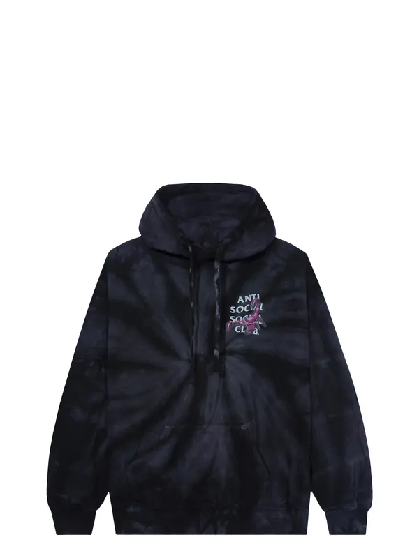 ANTI SOCIAL SOCIAL CLUB Moodsting Tie Dye Hoodie - Black