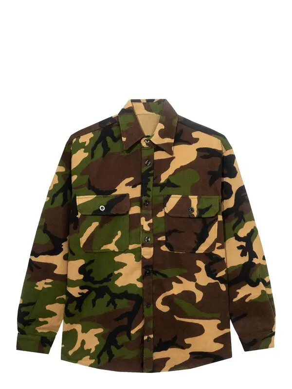 ANTI SOCIAL SOCIAL CLUB Dialtone Camo Flannel - Multicolor