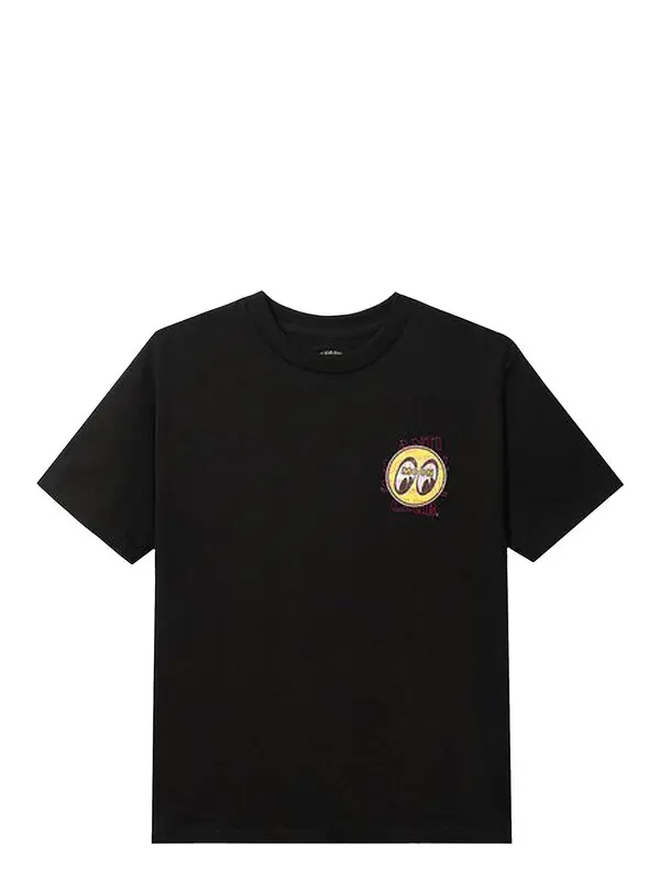 ANTI SOCIAL SOCIAL CLUB X Mooneyes Glitter Crossfire Tee - Black