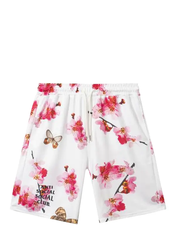 ANTI SOCIAL SOCIAL CLUB Be My Butterfly Mesh Shorts - White
