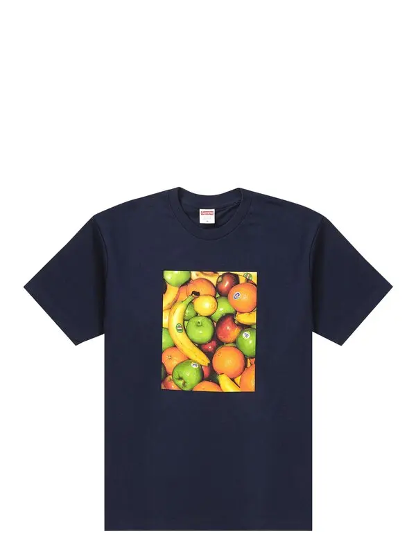 Supreme Fruit Tee 'navy - Blue