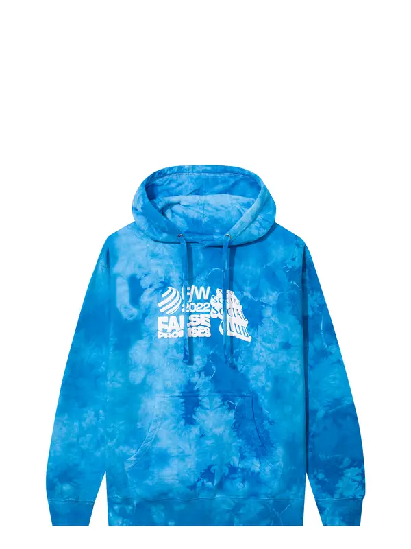 ANTI SOCIAL SOCIAL CLUB False Promises Tie Dye Hoodie - Blue