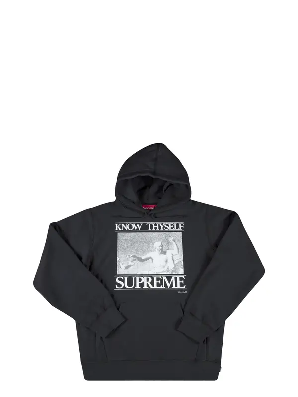 Supreme Know Thyself Hooded Sweatshirt - Black