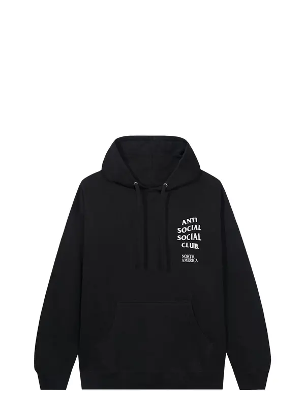 ANTI SOCIAL SOCIAL CLUB North America Hoodie - Black