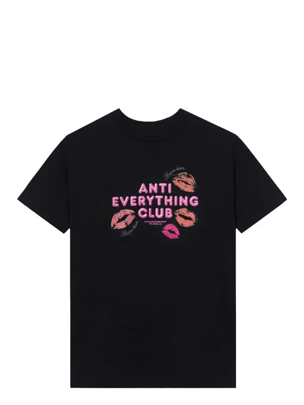 ANTI SOCIAL SOCIAL CLUB Anti Everything Club Tee - Black