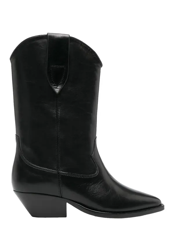 Isabel Marant 40mm Duerto Cowboy Boots - Black