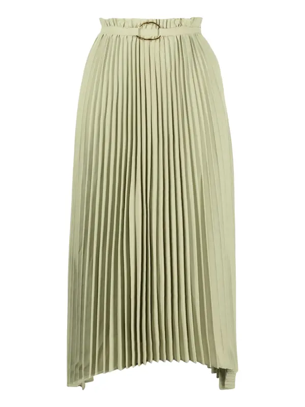 REJINA PYO Dilan Pleated Midi Skirt - Green