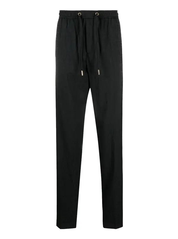 Versace Allover Track Pants - Black
