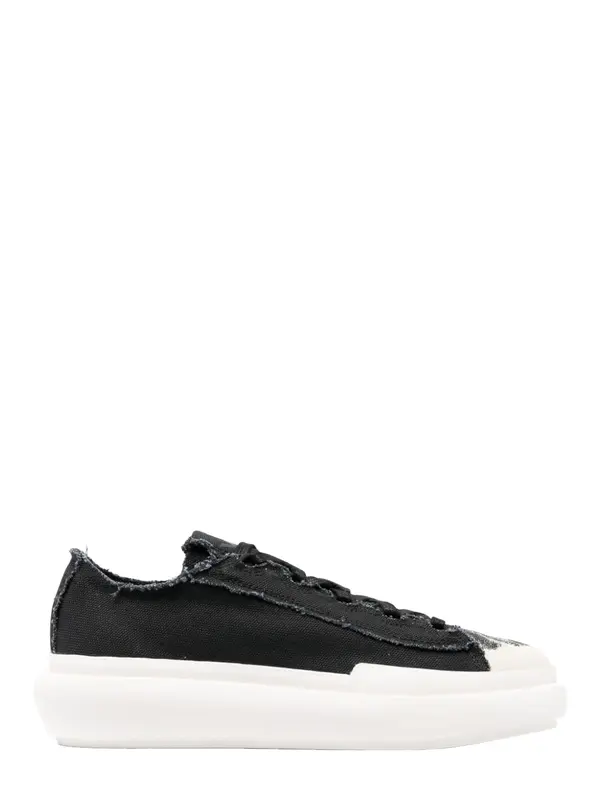 Y3 Nizza Low Canvas Sneakers - Black