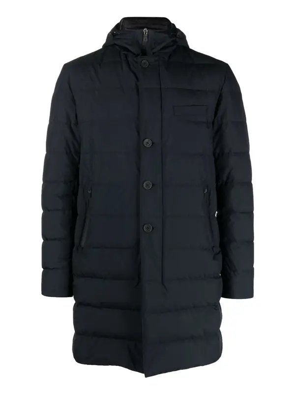 Herno High-neck Padded Coat - Black