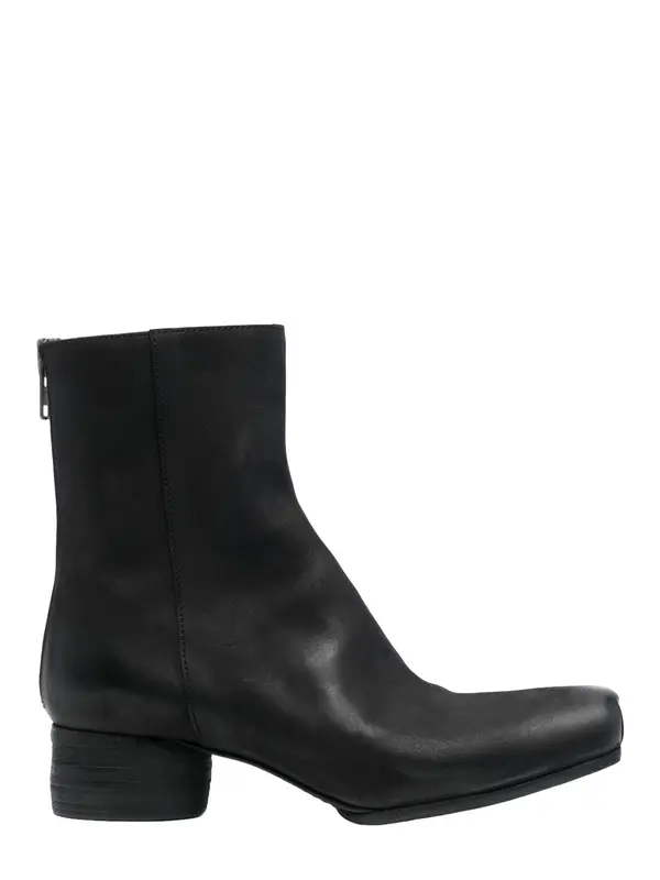 UMA WANG 45mm Zip-up Ankle Boots - Black