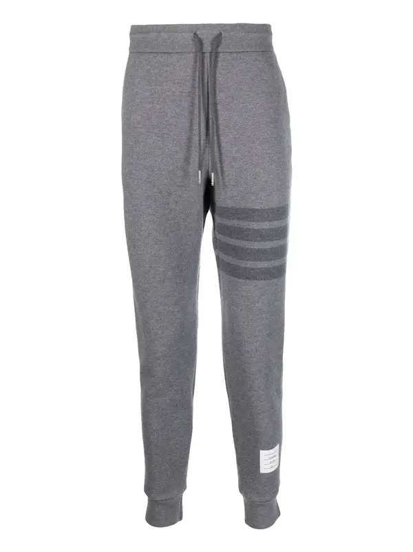 Thom Browne 4-bar Wool Track Pants - Grey