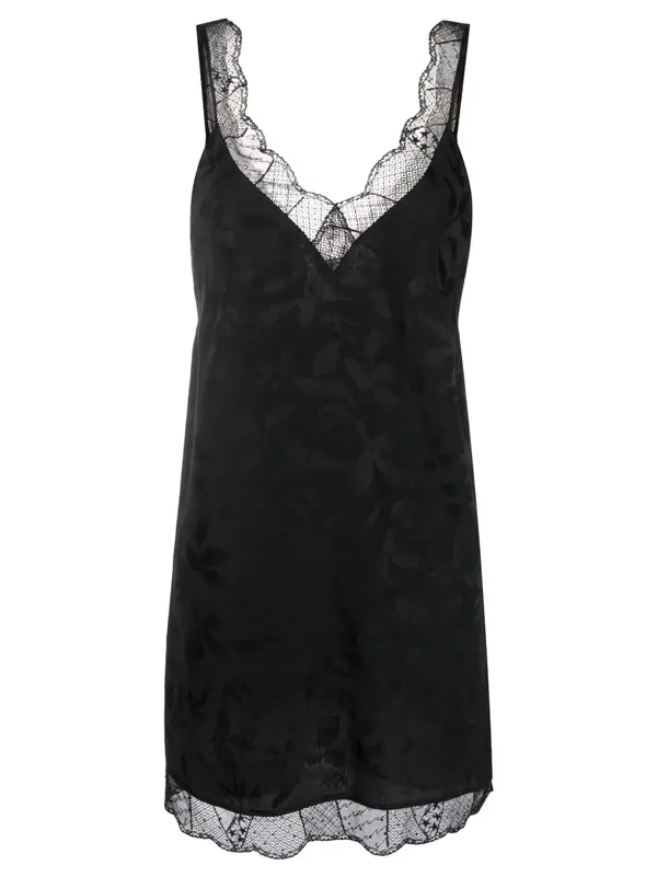 Zadig&Voltaire Renelle Jacquard Minidress - Black
